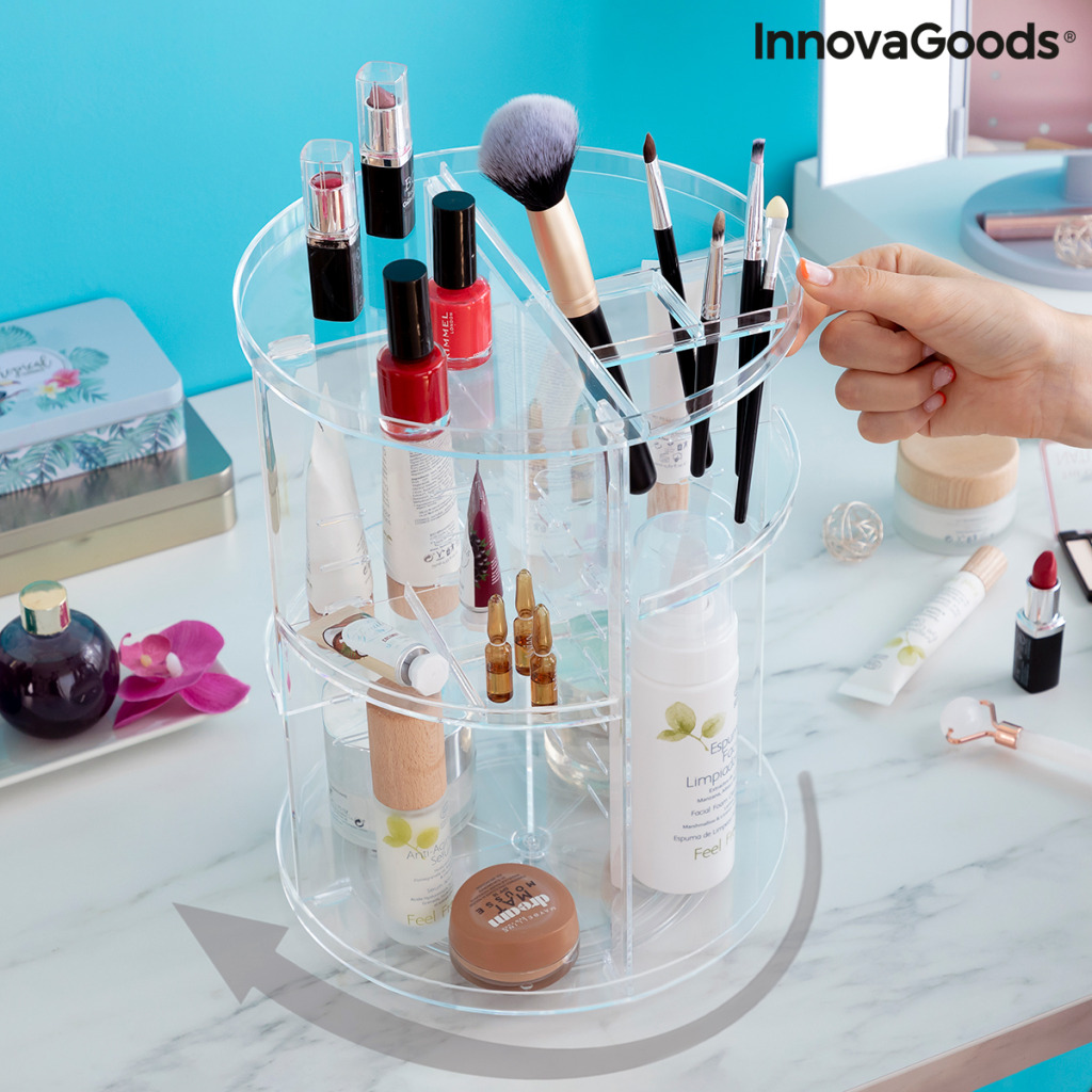 Въртящ се Органайзер за Грим Rolkup InnovaGoods - Стоки на Едро